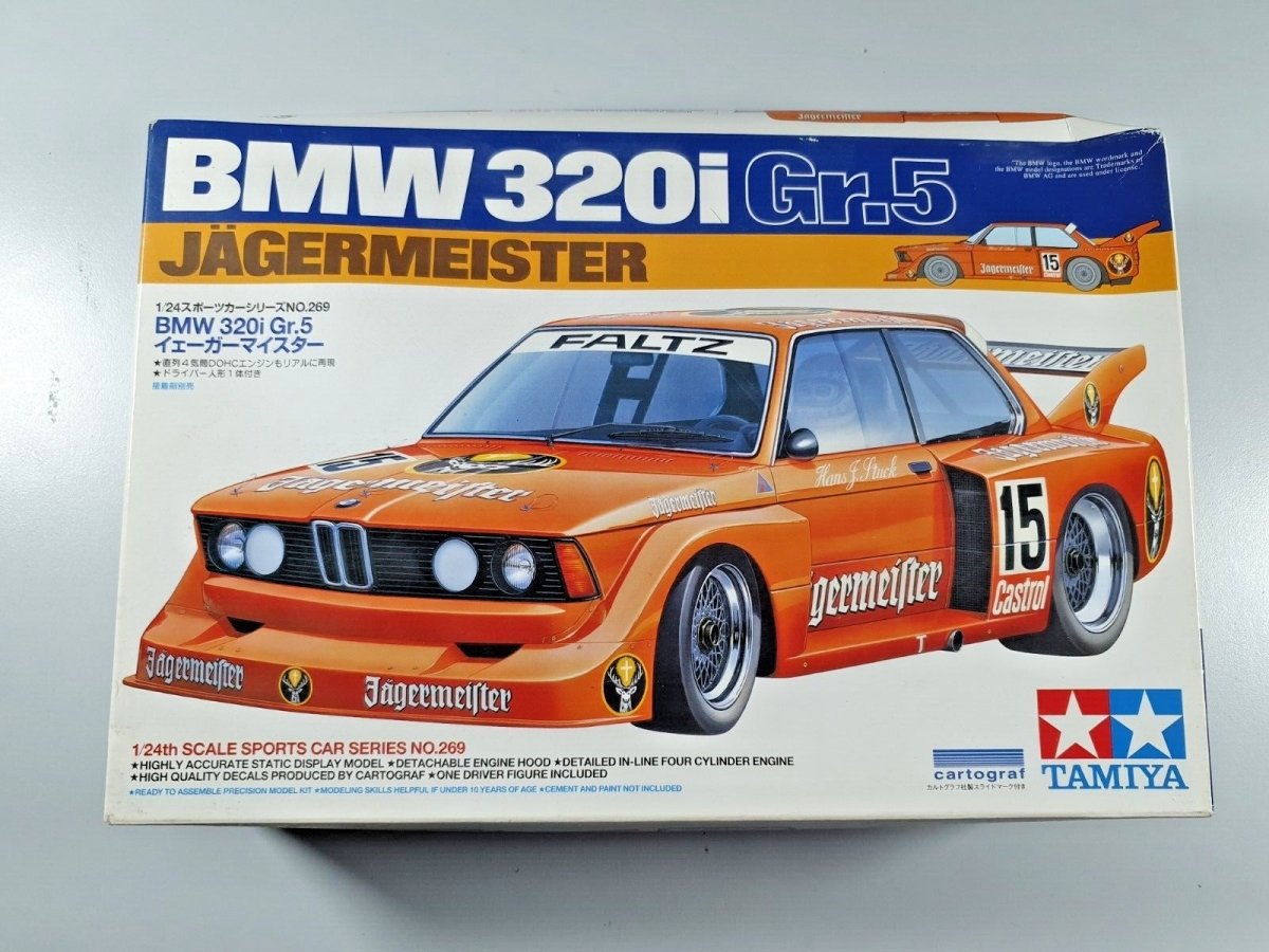 BMW 320i gr.5 "Jagermeister" kit to assemble tamiya with box - tamiya ...