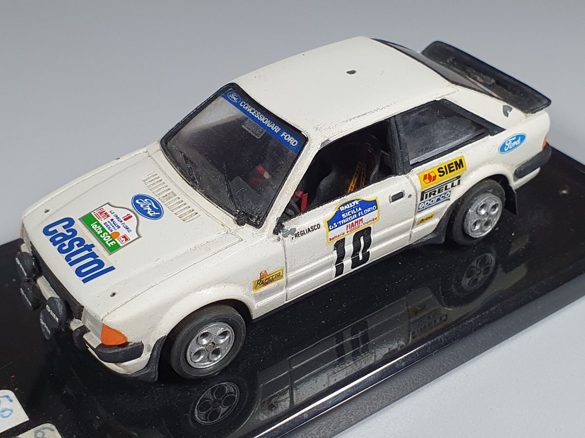 Ford Escort MK3 XR3 Targa Florio Andy Model 1/43 with box - Rikitoys ...