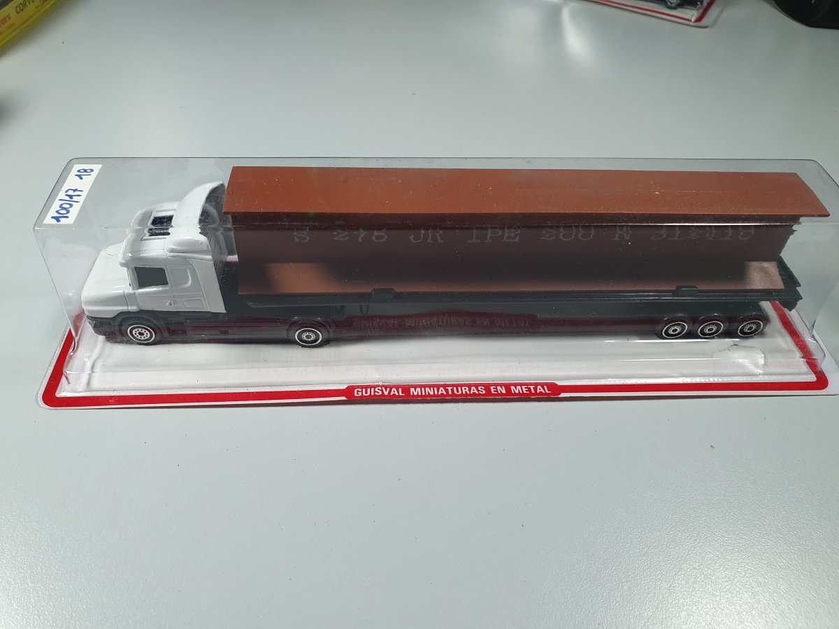 Scania Bilico with Putrella Guisval 1/80 with box - Rikitoys – RikiToys